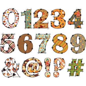 Thanksgiving Clipart Alphabet PNG, Watercolor, Transparent PNG, Doodle ...