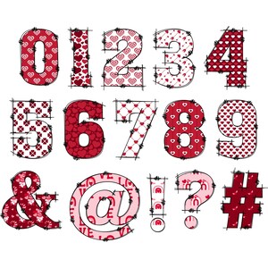 Valentine's Day Alphabet PNG, Love Alphabet Clip Art, PNG, Doodle ...