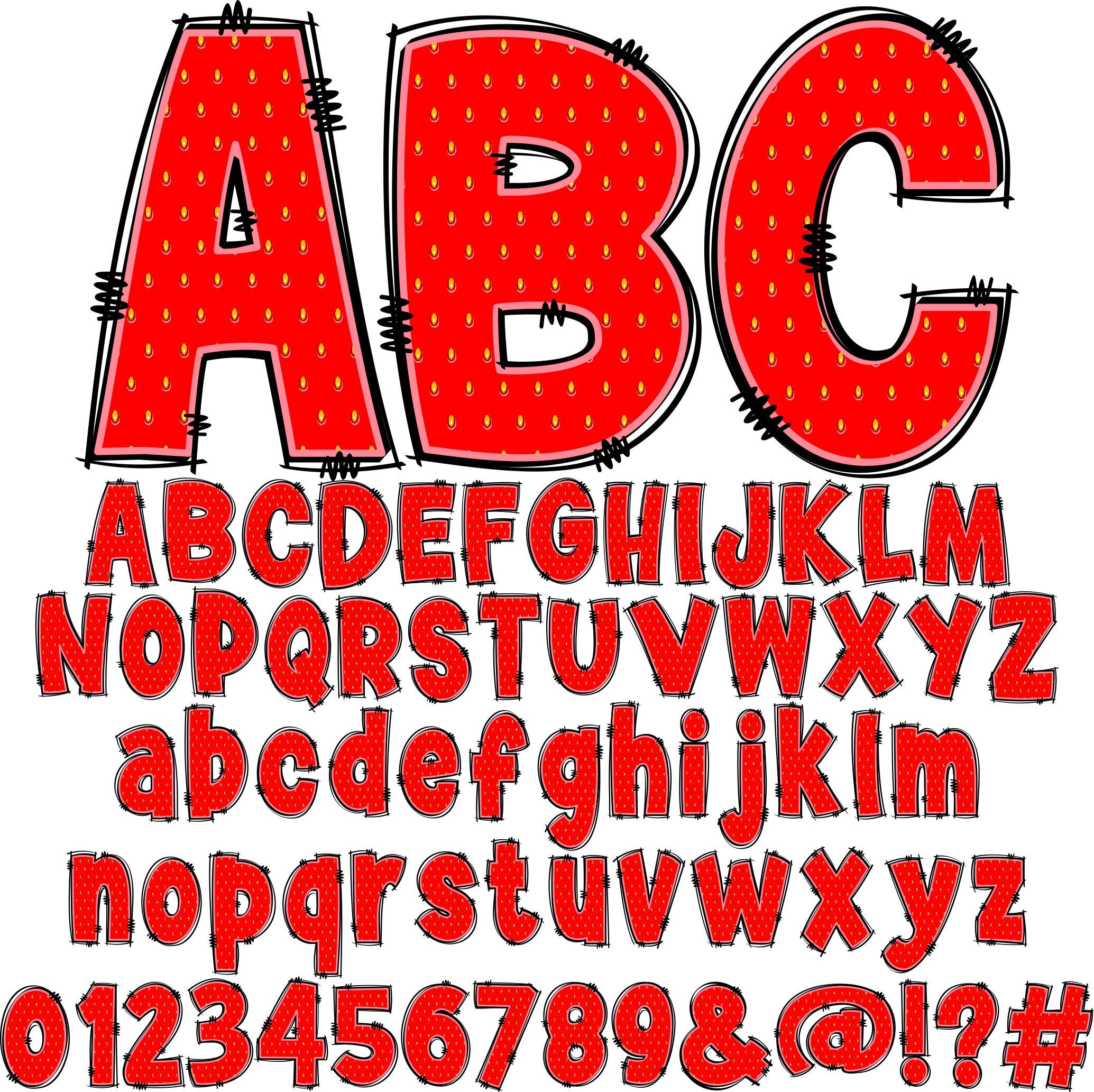 Strawberry Alphabet PNG, Fruit Letters, Strawberry, Strawberry Letters ...