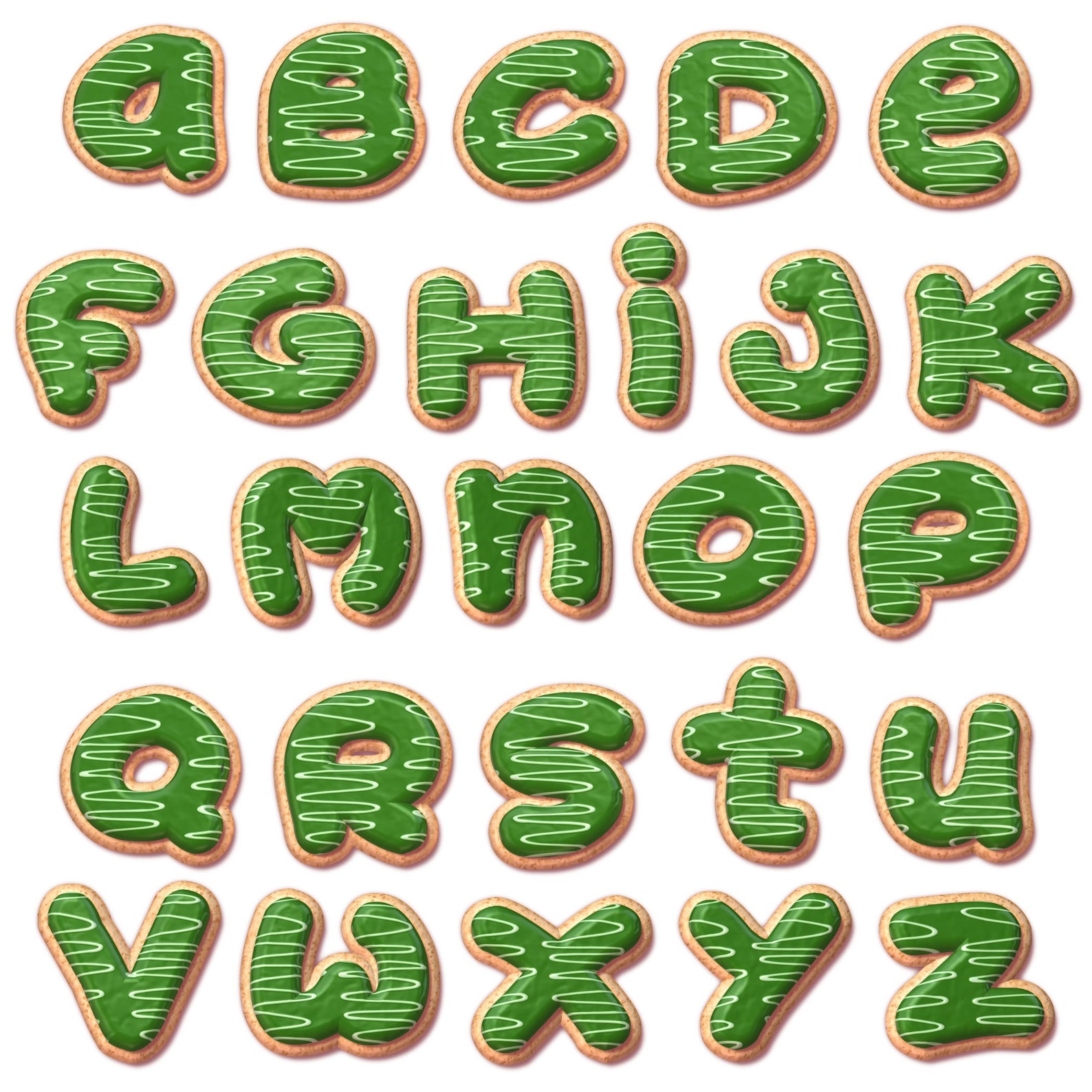 Cookies 3D Letters PNG Cookies Alphabet Clip Art PNG Candy | Etsy