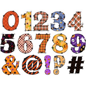 Halloween Clipart Alphabet PNG, Doodle Alphabet Clip Art, Transparent ...