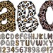 Leopard Print Alphabet PNG, Doodle Alphabet Clip Art, Transparent PNG ...