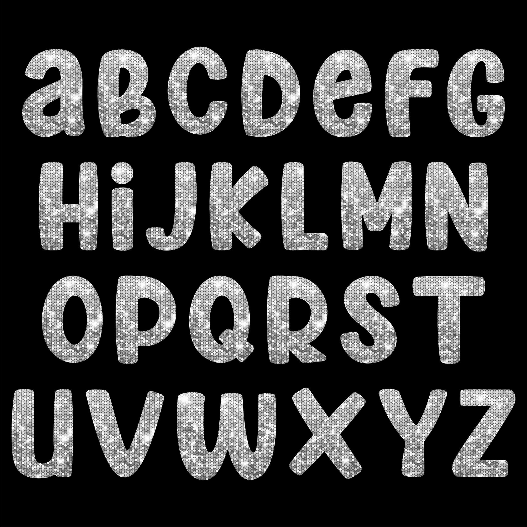 PNG Silver Glitter Letters, Sparkle Clip Art, Letters Alphabet Numbers ...
