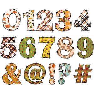 Thanksgiving Clipart Alphabet PNG, Watercolor, Transparent PNG, Doodle ...