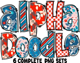 Spring Floral Alphabet PNG, Doodle Alpha, Doodle Flowers, Doodle ...