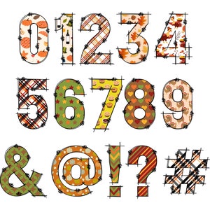 Thanksgiving Clipart Alphabet PNG, Watercolor Alphabet Clip Art, Doodle ...