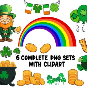 St Patrick's Day Letters PNG, Shamrock Alphabet, Alpha Doodle, St Paddy ...