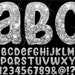 PNG Silver Glitter Letters, Sparkle Clip Art, Letters Alphabet Numbers ...