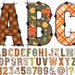 Thanksgiving Clipart Alphabet PNG, Watercolor Alphabet, PNG, Doodle ...