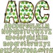 St Patrick's Day Letters PNG, Shamrock Alphabet, Alpha Doodle, St Paddy ...