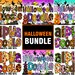 BUNDLE 48 Halloween Alphabet PNG Complete Sets, Halloween Letters ...