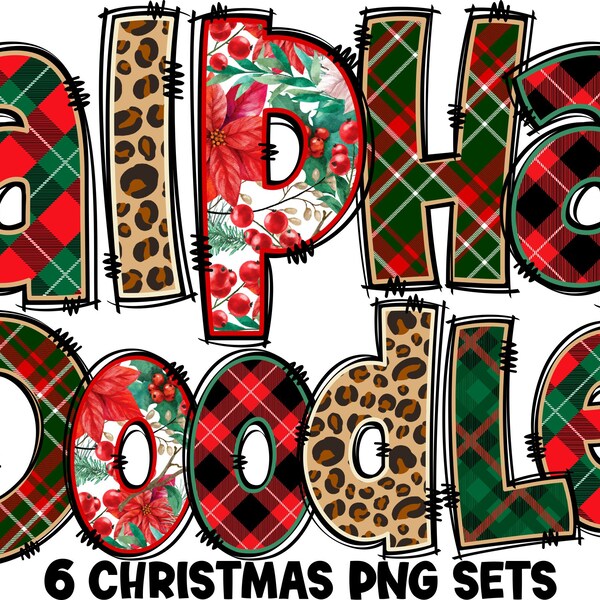 Christmas Doodle - Etsy