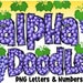 Grapes Alphabet PNG, Fruit Letters, Fruit Doodle, Grapes Letters, Alpha ...
