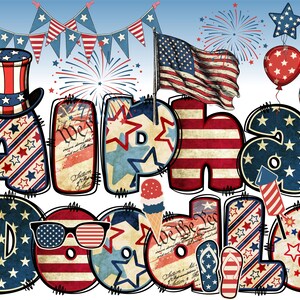 Distresses Patriotic Alphabet PNG, 4th of July, Independence Day, Alpha ...