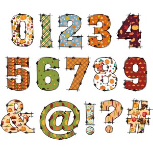 Thanksgiving Alphabet PNG, Watercolor Clip Art, Transparent PNG, Doodle ...