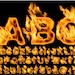 Fire PNG Letters, Transparent Background, Flame Alphabet Clip Art, PNG ...