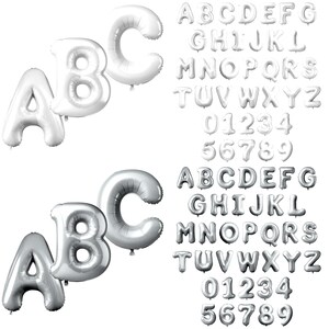 Balloon PNG Letters, 16 Bundle Colors, Transparent Background, Balloon ...
