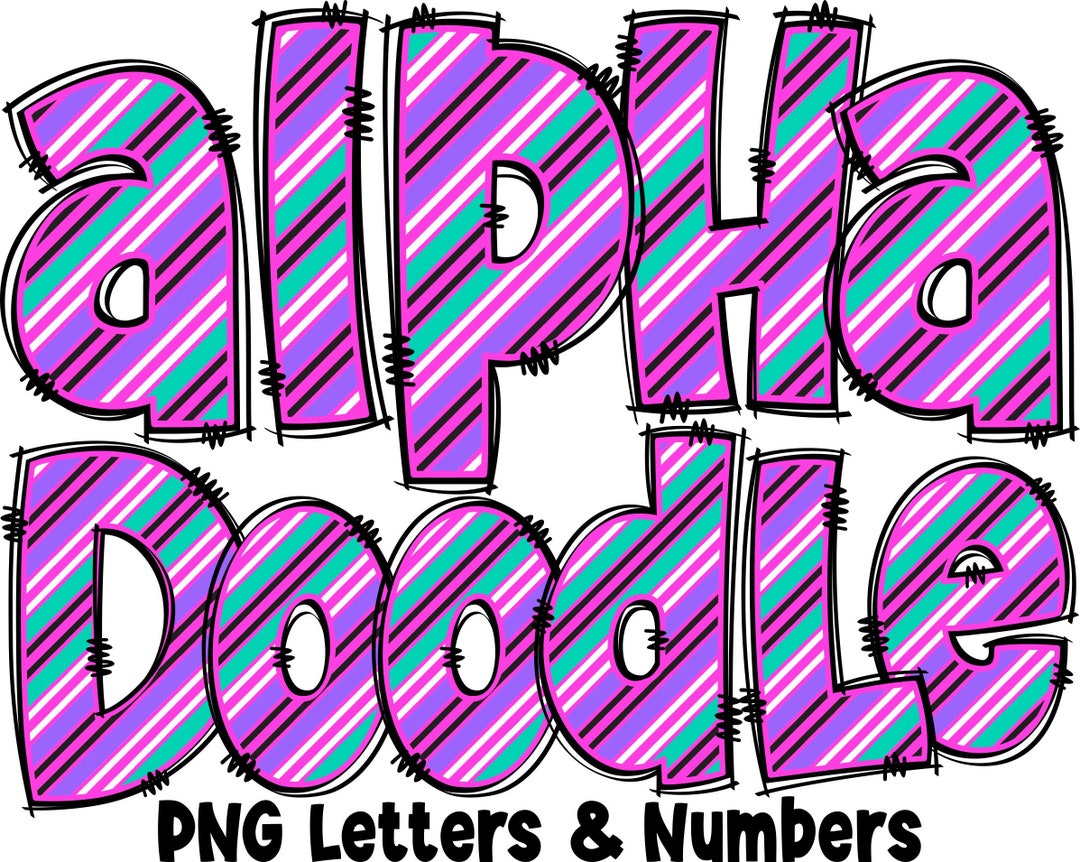 Halloween Alphabet PNG, Halloween, Halloween Day, Alpha Doodle, PNG ...