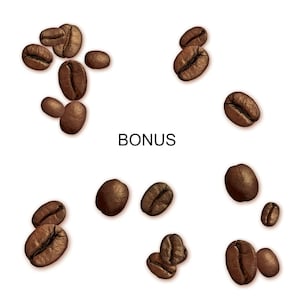 Coffee PNG Letters, Transparent Background, Coffee Bean Alphabet Clip ...