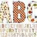 Autumn Fall Clipart Alphabet PNG, Doodle Alphabet, Transparent PNG ...