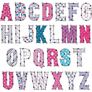 Valentine's Day Letters PNG, Love Letters Clip Art, PNG, Doodle ...