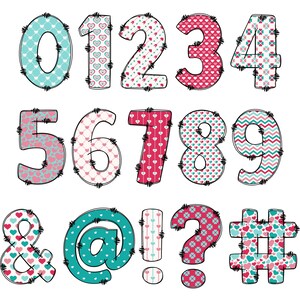 Valentine's Day Alphabet PNG, Love Alphabet Clip Art, PNG, Doodle ...