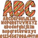 BUNDLE Fall Autumn Alphabet PNG, Fall, Alpha Doodle, Letters, Fall ...