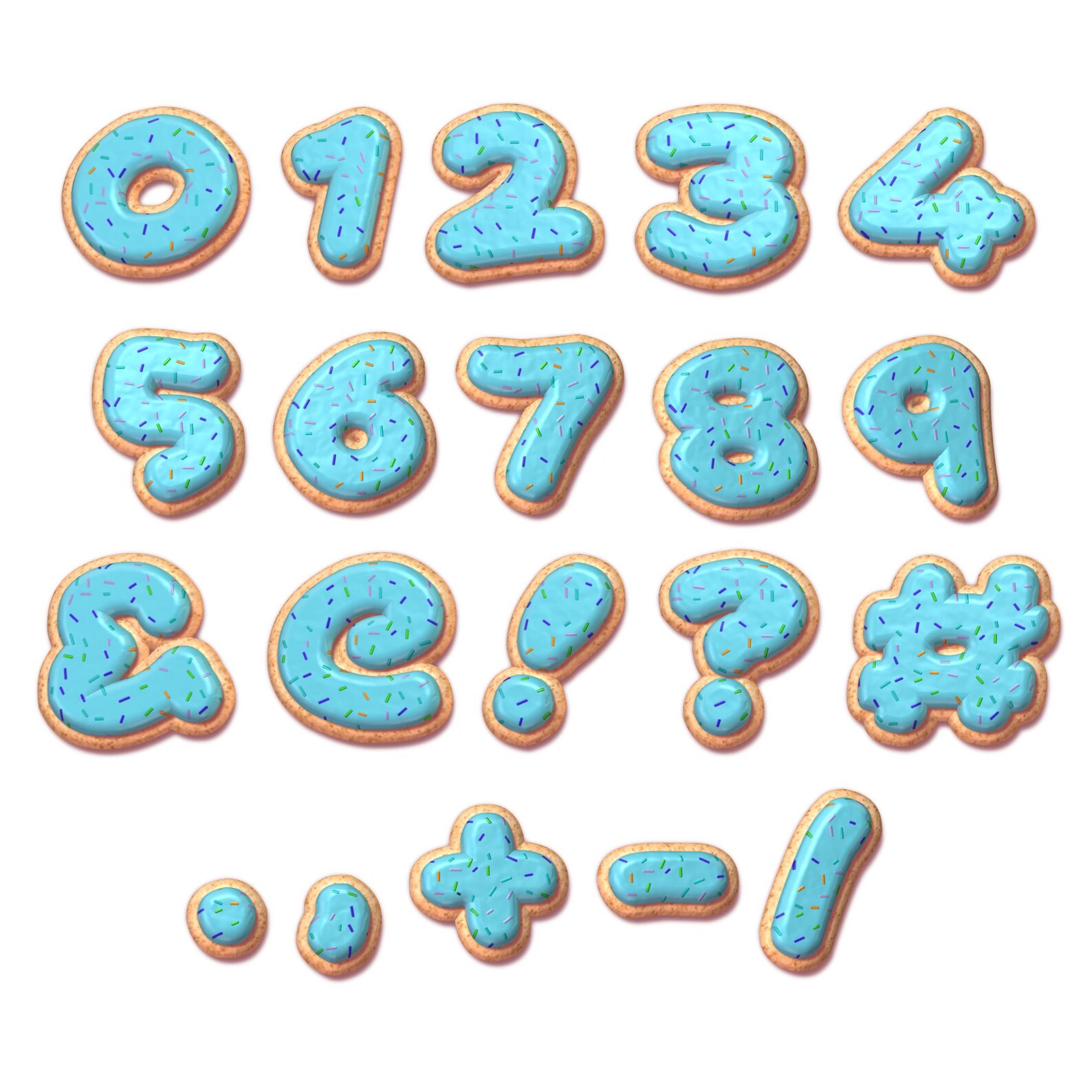 Cookies 3D Letters PNG Cookies Alphabet Clip Art PNG Candy | Etsy