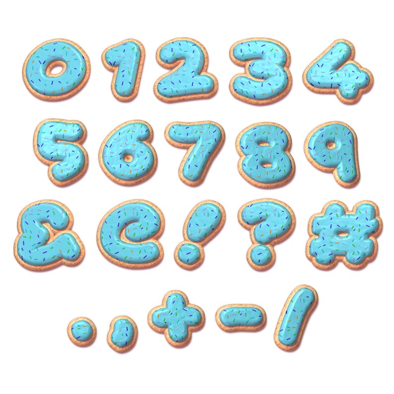 Cookies 3D Letters PNG, Cookies Alphabet Clip Art, PNG, Candy Letters ...