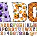 Halloween Clipart Letters PNG, Doodle Alphabet Clip Art, Transparent ...