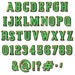 Green Marquee Letters PNG, Light Bulbs Letters, PNG Letters, 3D Letters ...