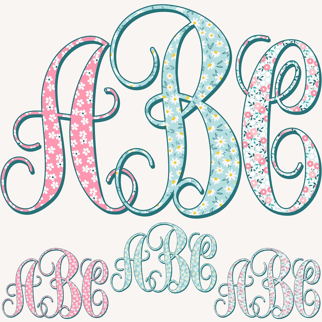 Monogram PNG Letters, Interlocking Monogram, Alpha Monogram, PNG ...