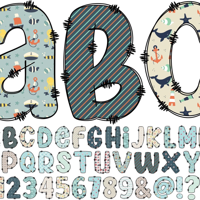 Nautical Alphabet - Etsy