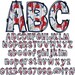 Patriotic Vintage Doodle Letters PNG, 4th of July, Independence Day ...