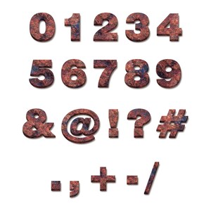 Rusted PNG Letters, Transparent Background, 3D Rusted Alphabet Clip Art ...