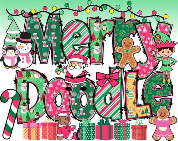 Pink Christmas Alphabet PNG Christmas Letters Christmas - Etsy