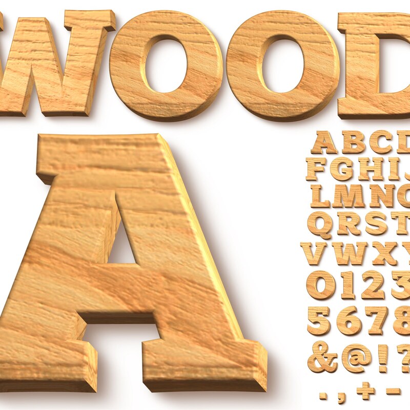 Wooden Letters - Etsy