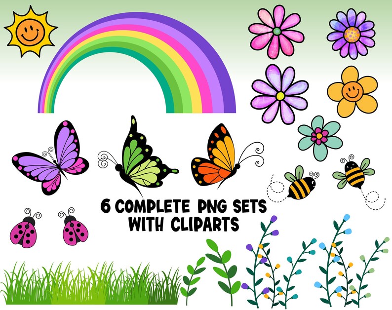 BUNDLE Retro Boho Floral Alphabet PNG Chubby Alpha Doodle - Etsy