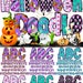 BUNDLE 48 Halloween Alphabet PNG Complete Sets Halloween - Etsy