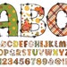 Thanksgiving Clipart Alphabet PNG, Watercolor, Transparent PNG, Doodle ...