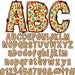 BUNDLE Fall Autumn Alphabet PNG, Alpha Doodle, PNG Letters, Fall ...