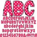 Valentine's Day Alphabet PNG, Valentines Letters, Valentines Doodle ...