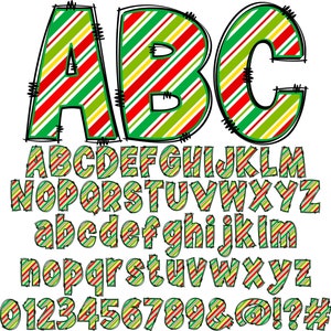Christmas Alphabet PNG, Gingerbread Cookie, Christmas Letters ...