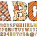 Thanksgiving Clipart Alphabet PNG, Doodle Alphabet, Transparent, Doodle ...