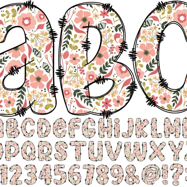 Doodle Flowers - Etsy