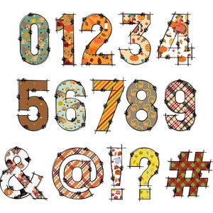 Thanksgiving Clipart Alphabet PNG, Watercolor Alphabet, PNG, Doodle ...