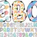 Easter Alphabet PNG, Alphabet Clip Art, PNG, Doodle Easter, Doodle ...