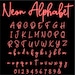 Red Marquee Letters PNG, Light Bulbs Letters, PNG Letters, 3D Letters ...
