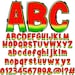 Watermelon Alphabet PNG, Fruit Letters, Fruit Doodle, Watermelon, Alpha ...