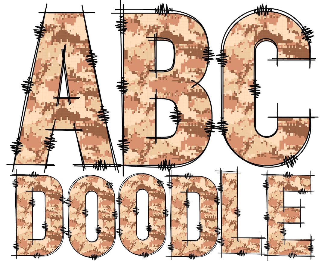 Camouflage Doodle PNG, Doodle Alpha, Camo Doodle, Doodle Letters PNG ...